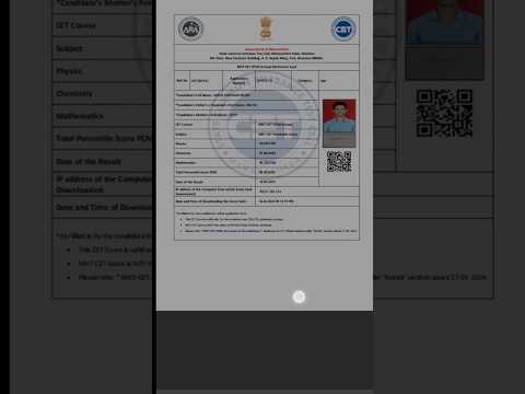 My MHT-CET result 2024 thanks to @GanitAnk @PareshRathisPhysicsPathshala @MySovindSir #mhtcet