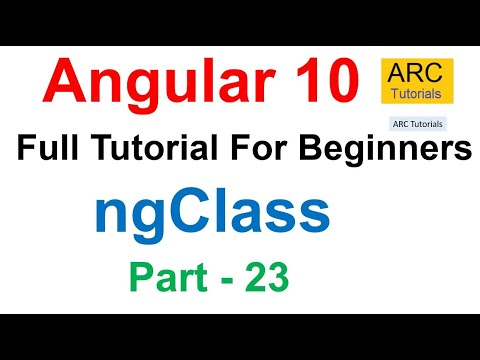 Learn Angular 10 Tutorial 23 ngClass in Angular | Angular 10 Tutorial For Beginners - Mind Luster