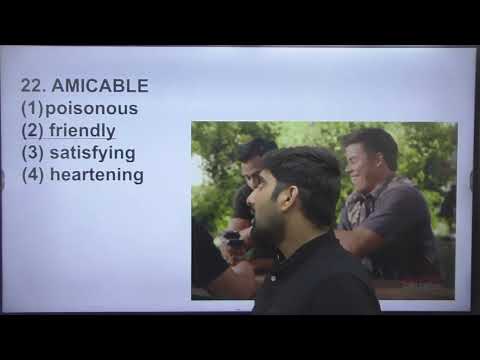 Amicable Meaning | Synonyms | By Nitin Mishra Sir