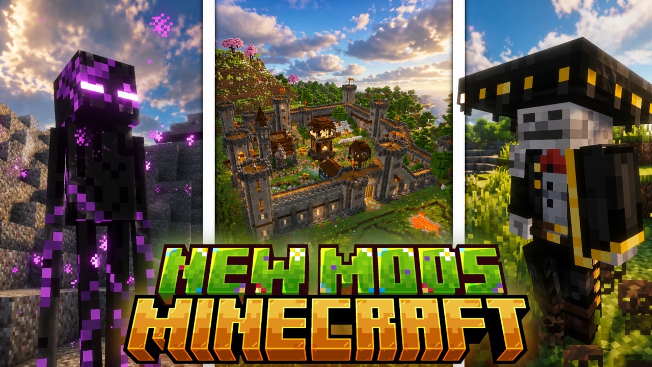 TOP 10+ Best NEW Minecraft Mods! [+1.20, +1.21 | Forge / Fabric]