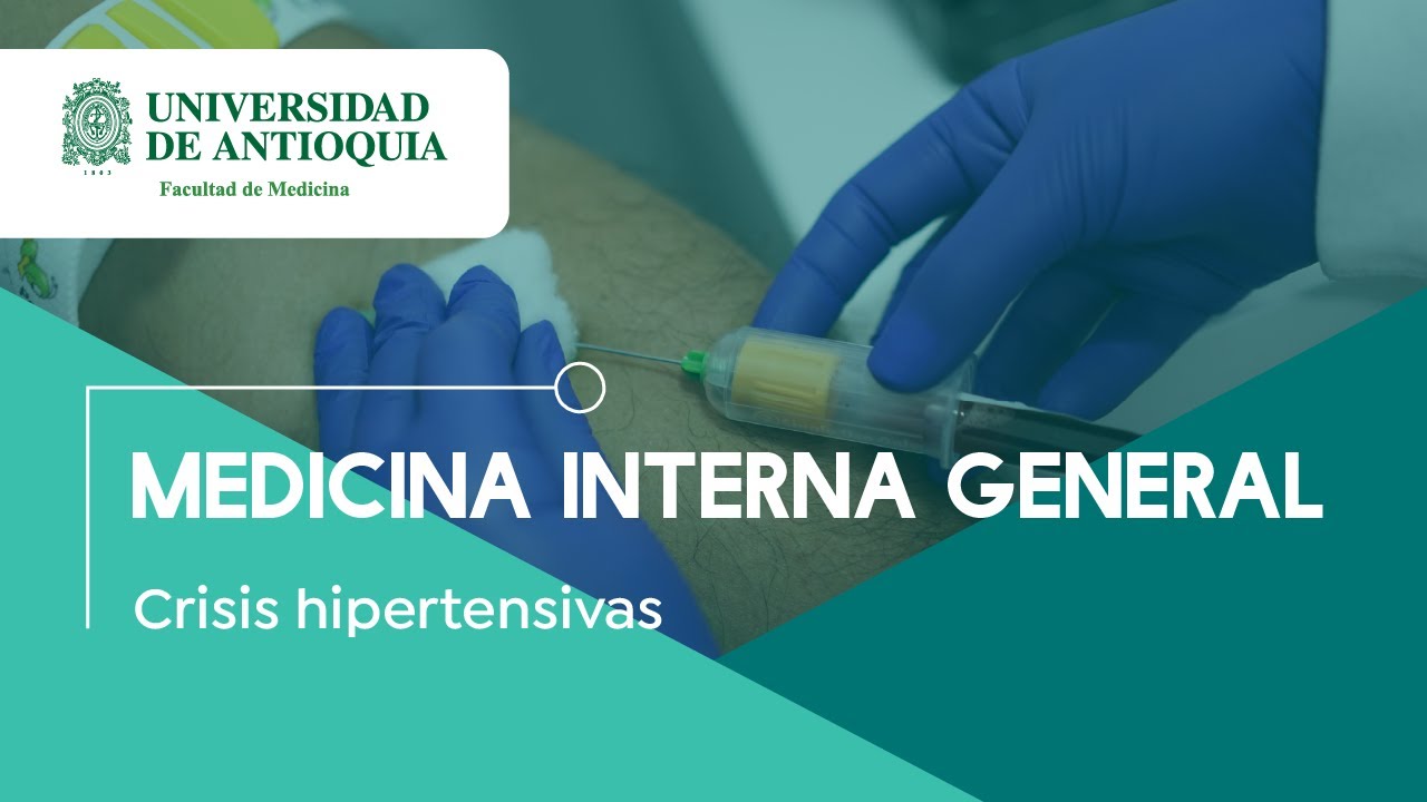 Crisis hipertensivas - Dr. Felipe Rodríguez
