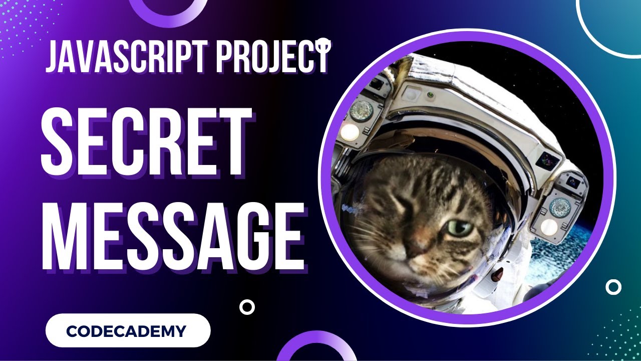 Secret Message Javascript Array Project | Day 43 Codecademy