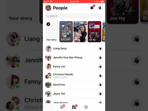 Using Facebook Messenger to Scan the FB Messenger Code.