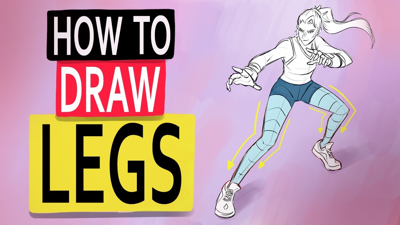 How To Draw Legs | Easy Anatomy and Gesture