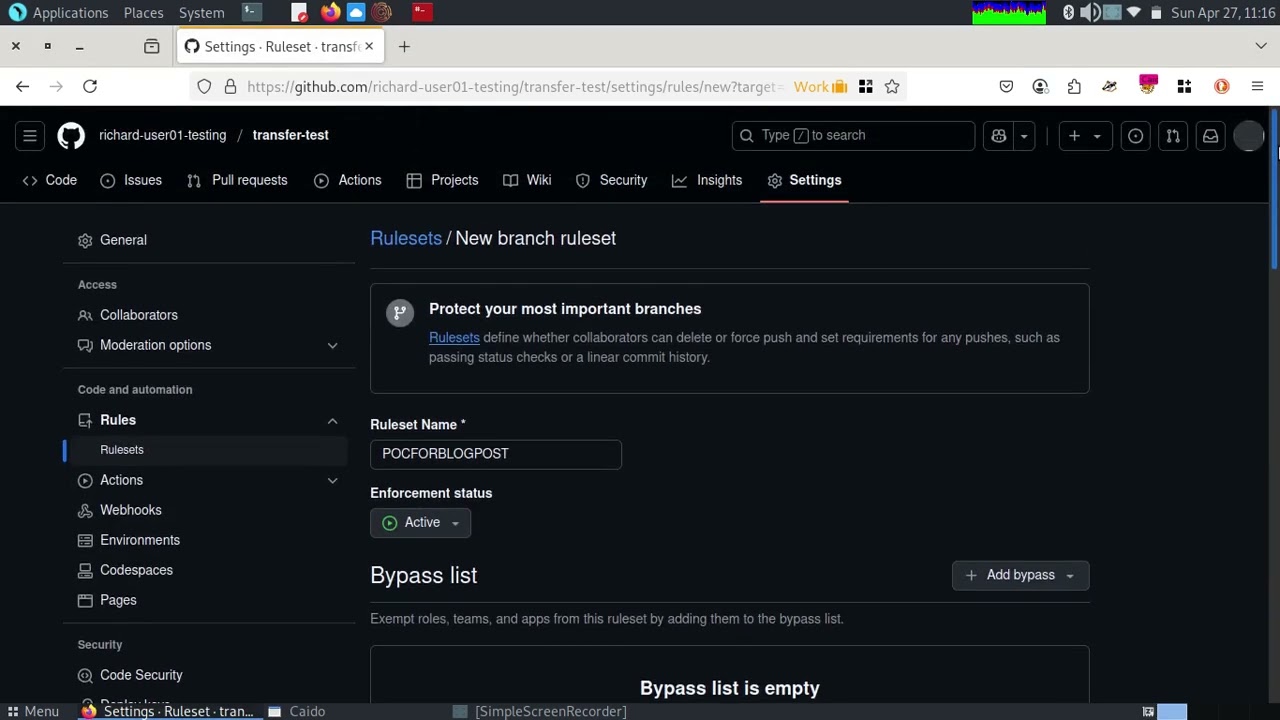 Poc Video For How I Earned a $617 Bounty from GitHub