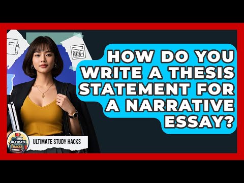 How Do You Write A Thesis Statement For A Narrative Essay? - Ultimate Study Hacks