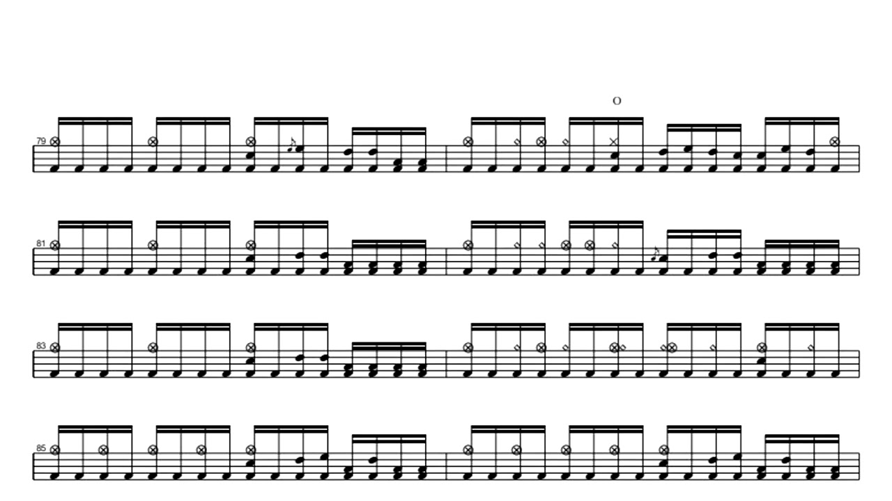 185 Two Steps From Hell - Victory - Drum Cover | Drum Score, Drum Sheet Music, 드럼악보
