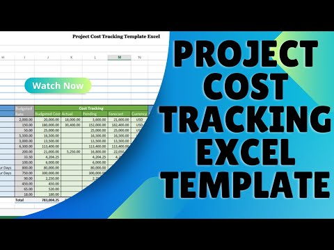 Project Cost Tracking Template in Excel