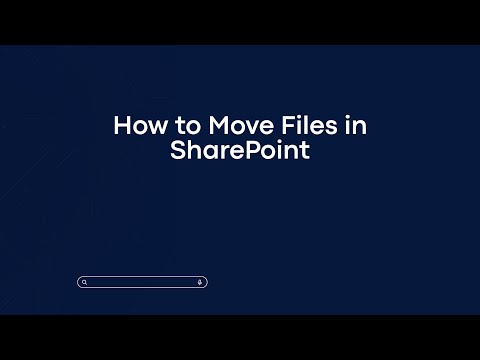 How to Move Files in SharePoint