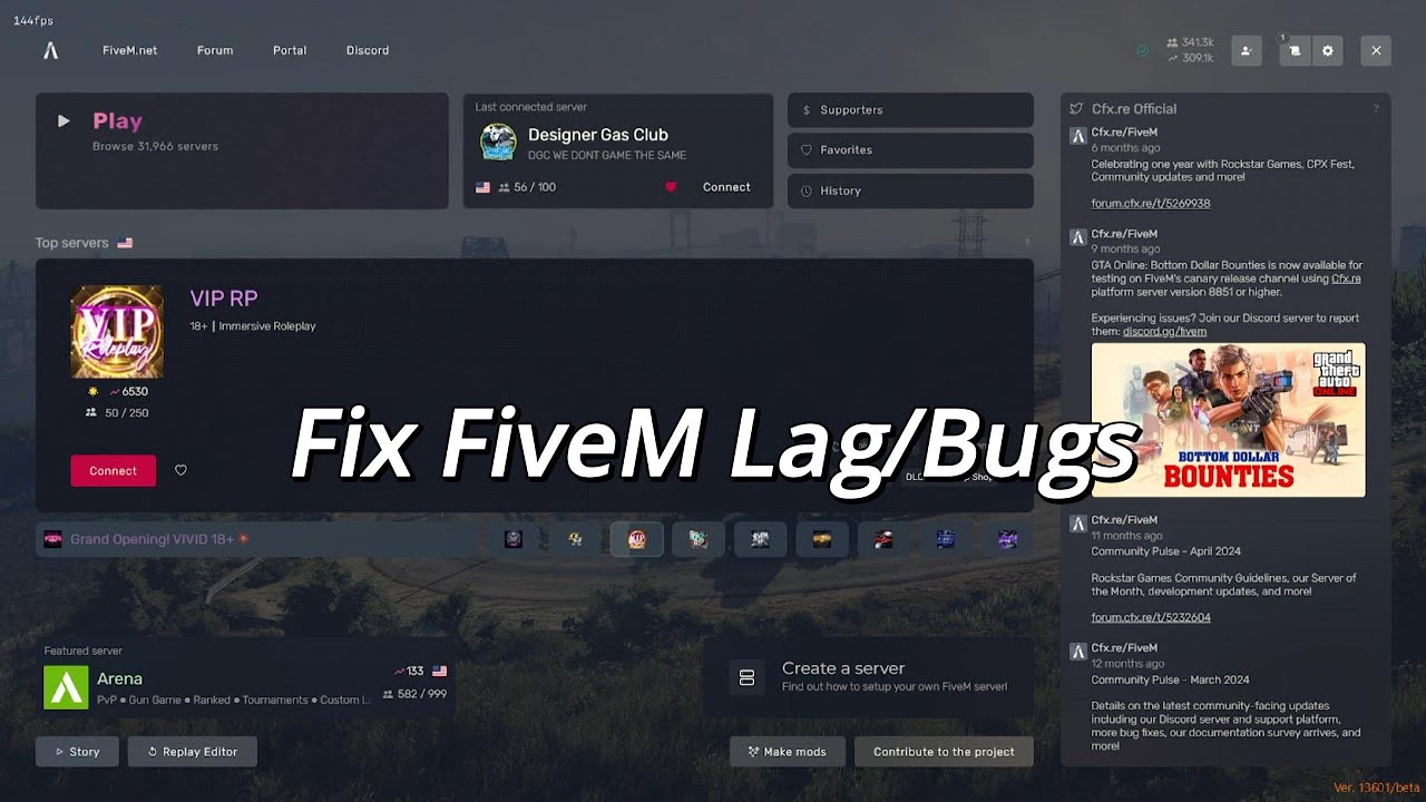 FiveM | FIX Stutters, Lag & Frame Drops – 2025 - 2026 Full Guide