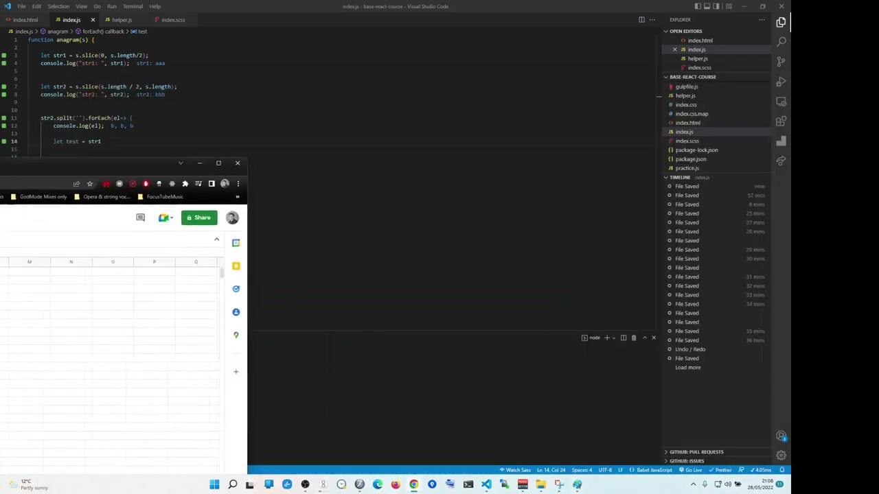 HackerRank Anagram JavaScript, Hacker Rank, Anagram JS