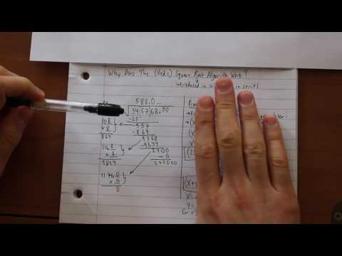 88. Algebra Applications: Why Does The Vedic Square Root Algorithm Work?