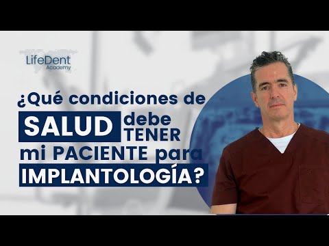 ¿Qué condiciones de SALUD debe tener mi PACIENTE para un IMPLANTE DENTAL? Dr. Alejandro Posada