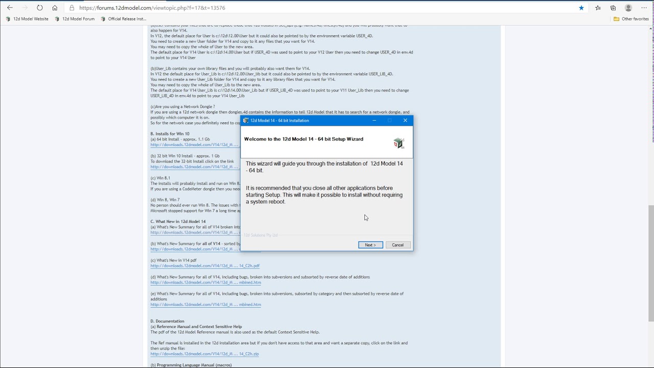 Installing 12d Model (Installing and Configuring 12d Model)