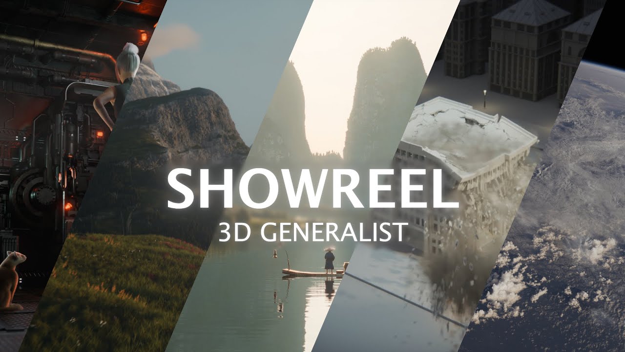 Junior 3D Generalist Showreel 2026 - Patrick Dettelbach