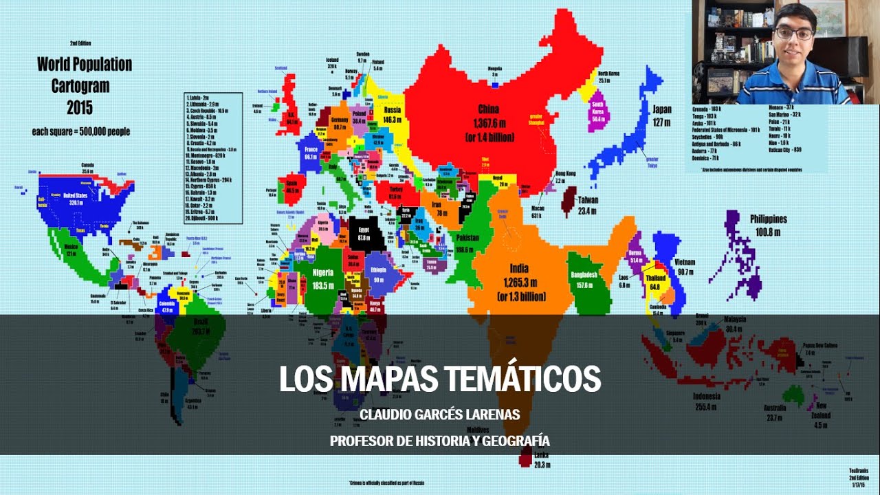 Cartografía | Los mapas temáticos