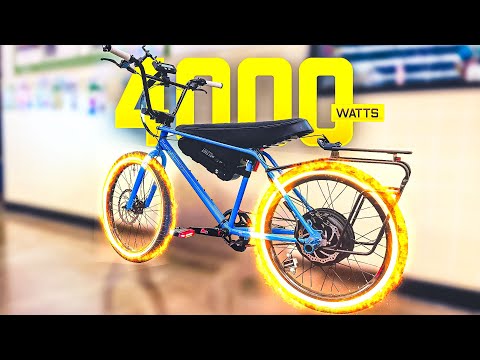 ZOOZ EBMX EBIKE From 750w to 4000watt! 72v Upgrade