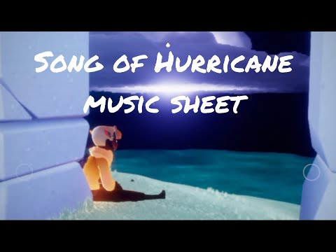 [Sky music sheet]"Song of Hurrican" original song