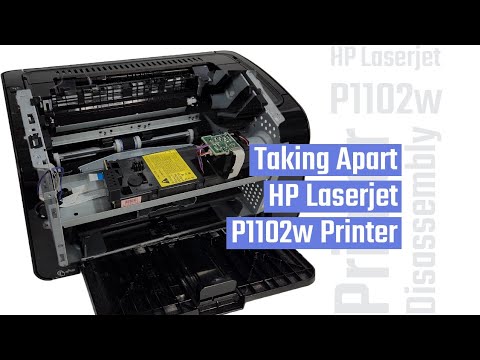 How To Remove Parts off HP Laserjet P1102w Printer