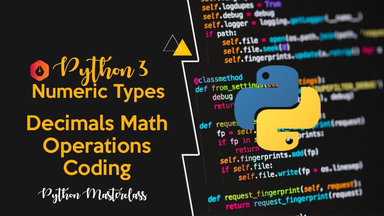 3.21 - Decimals Math Operations in Python || Coding