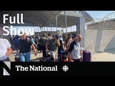 CBC News: The National | Gaza-Egypt border, Trump Jr. testifies, Alberta medical labs