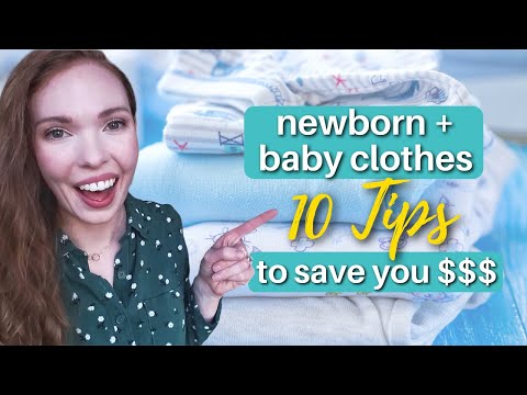 Save BIG with these 10 tips for buying baby clothes