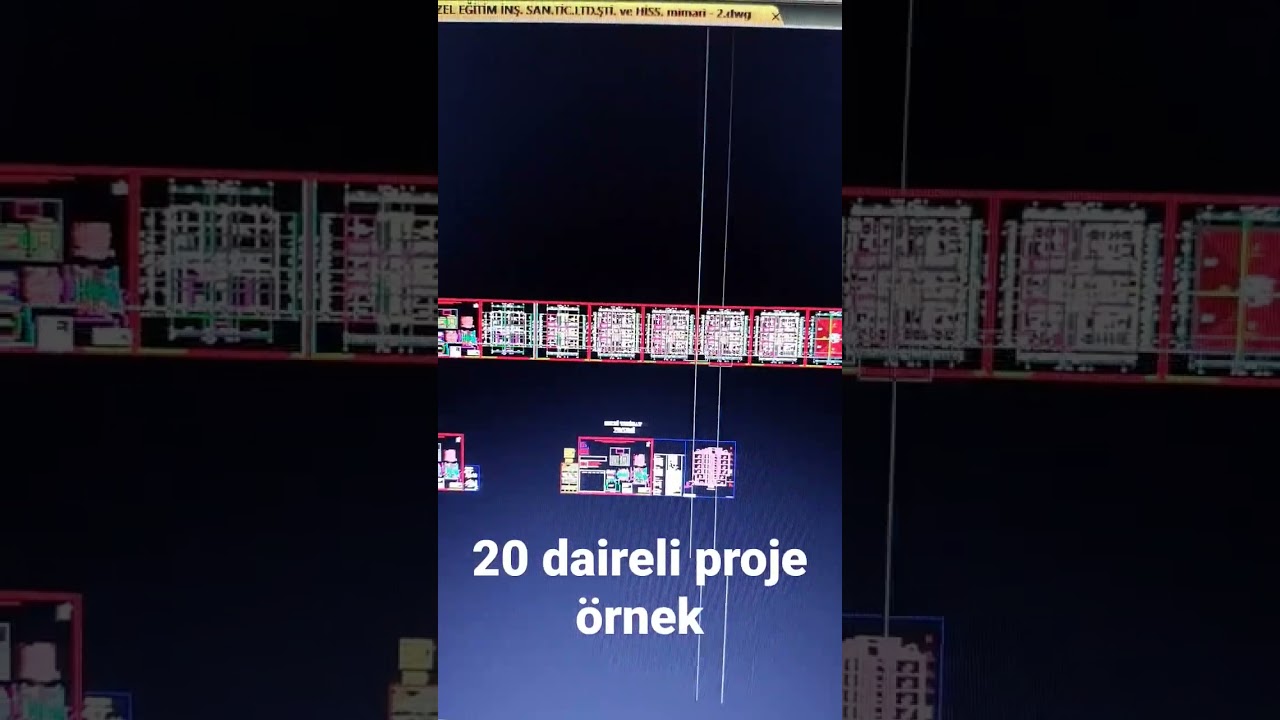 Download 20-apartment sample project dwg