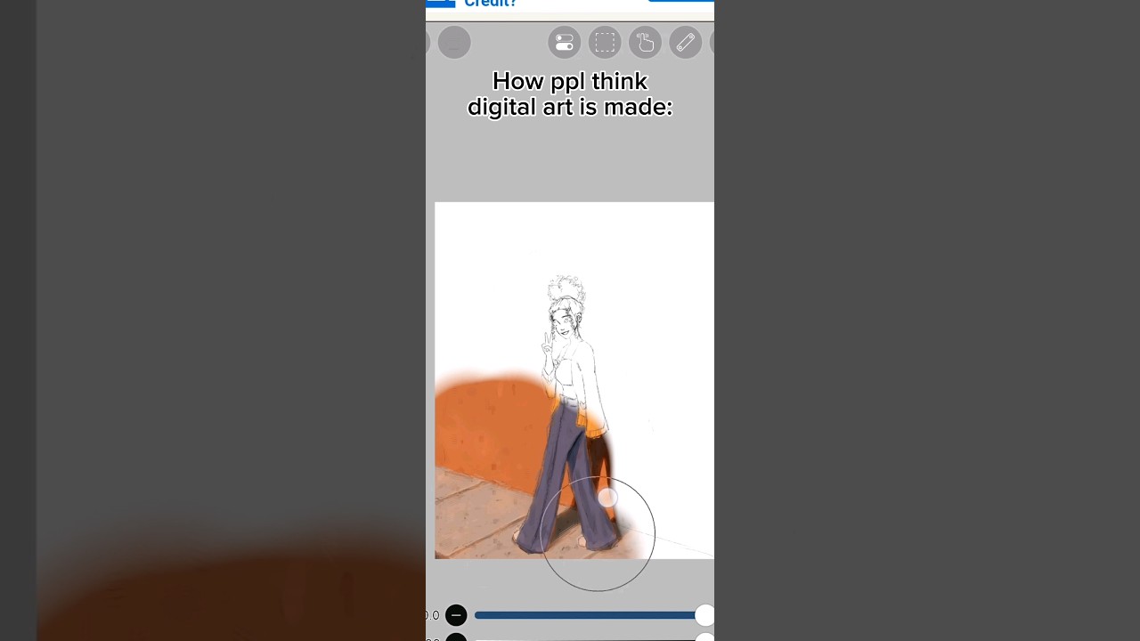 How people think digital art is made: