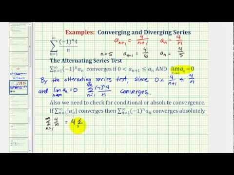 Infinite Series: The Alternating Series Test | Math Help from ...