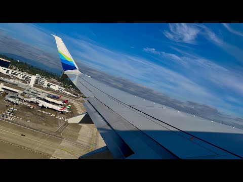 [4K] – Beautiful Seattle Takeoff – Alaska Airlines – Boeing 737-900/ER – SEA – N493AS – SCS 1388