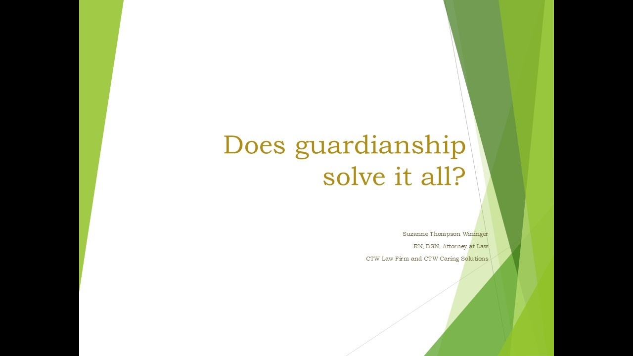 Does Guardianship Solve It All?