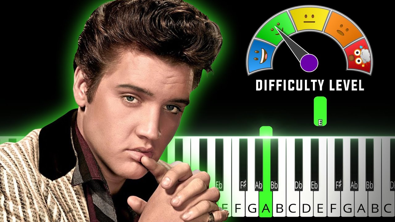 Can't Help Falling in Love | EASY MEDIUM Piano Tutorial + Sheet Music (PDF)