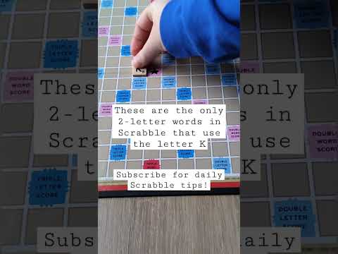 The only 2 letter words in Scrabble that use the letter K