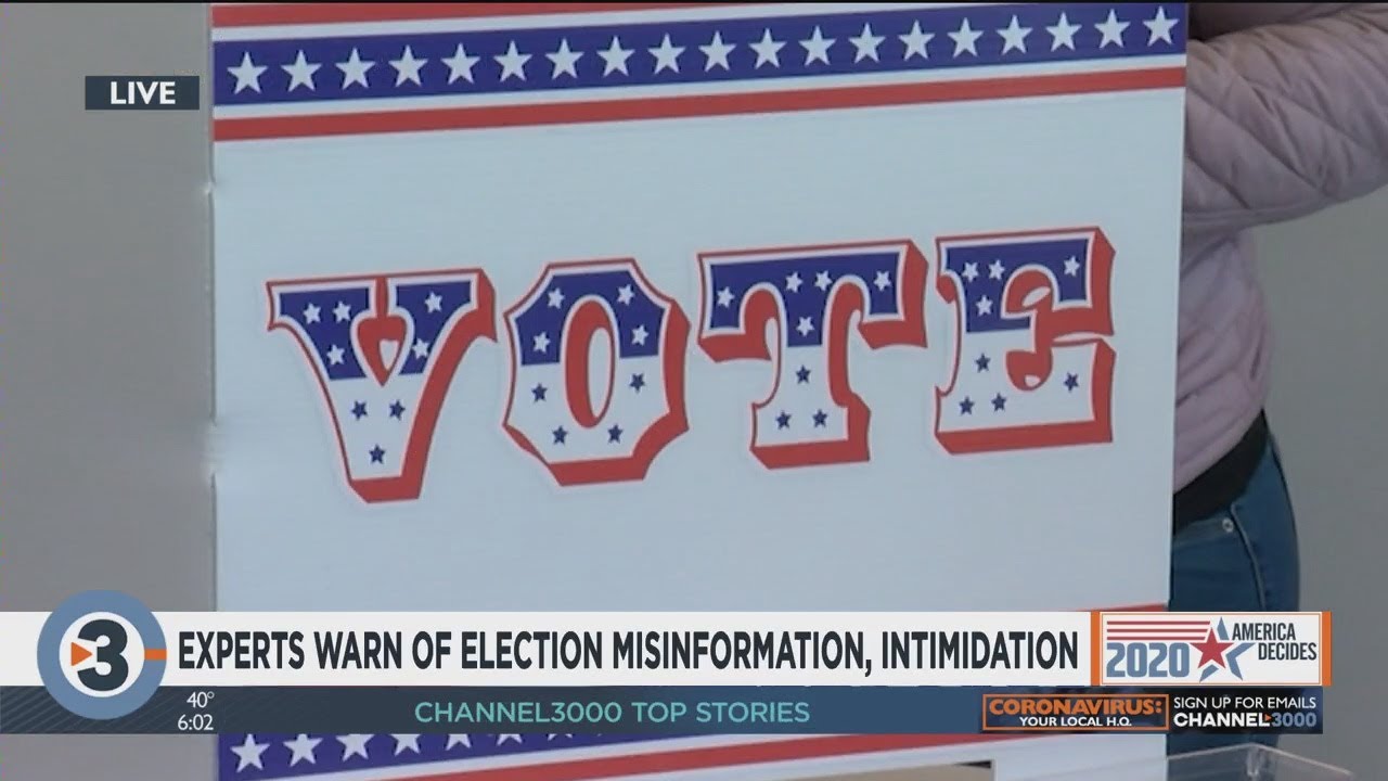 Experts warn how to spot, respond to voter misinformation, intimidation