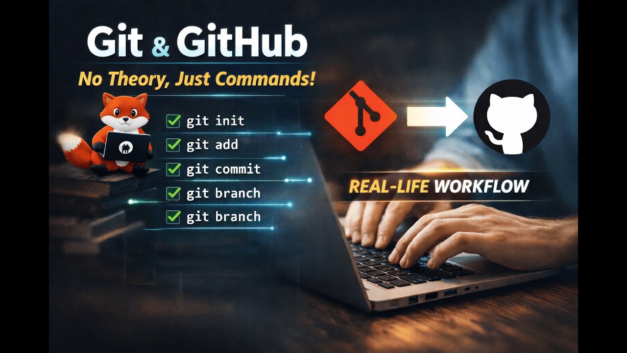 Daily-use Git & GitHub — Straight to the point