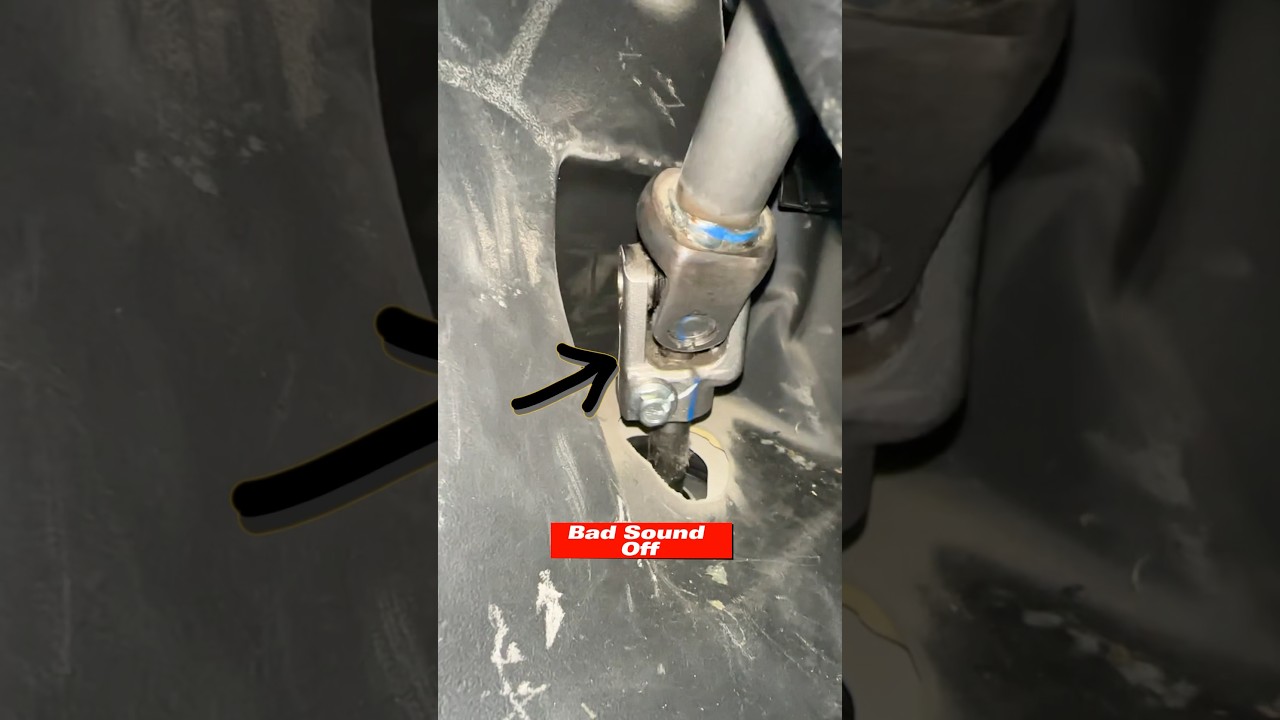 How to fix steering column bad noise #mechanic