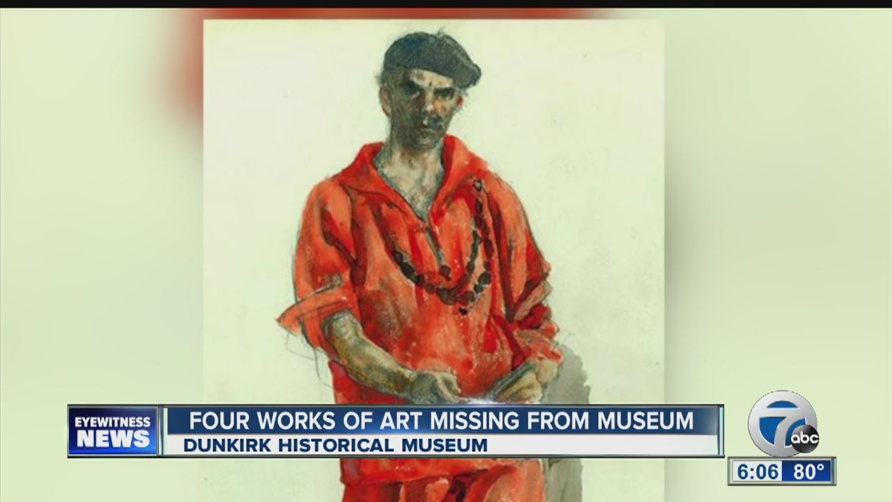 Four works of art missing from museum