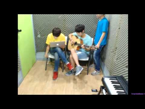 130709 SEVENTEEN TV Seokmin, Jisu & Chan singing an original 17 song Take 2