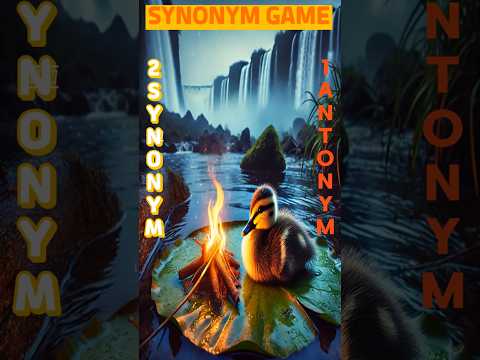BURN Finding synonyms/antonym(English word game in k-pop)