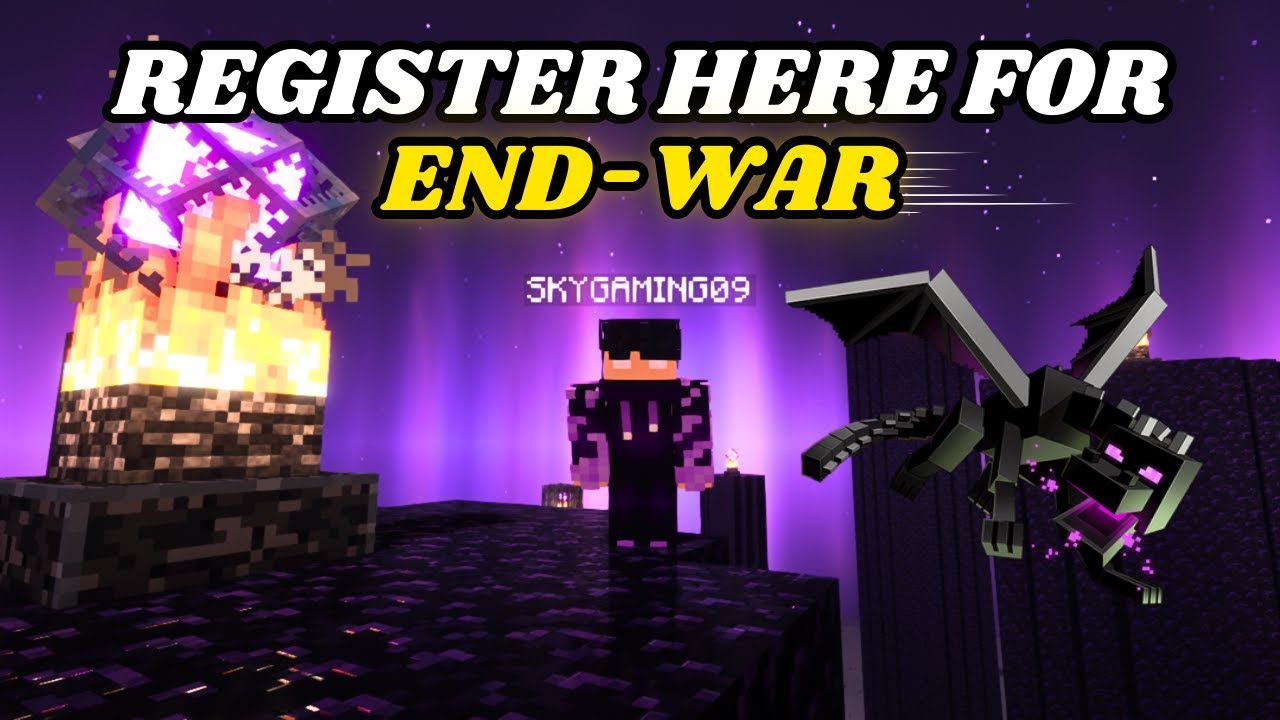 HOW TO REGISTER FOR END WAR IN MINECRAFT | SKY NETWORK
