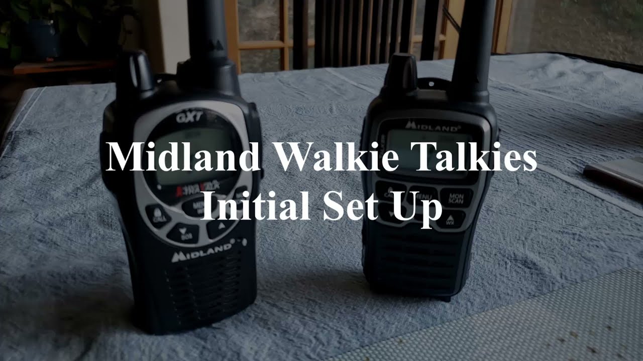 How to Set Up Your Midland Walkies