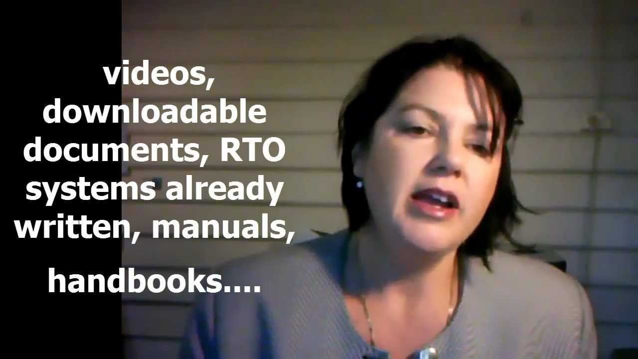 ETraining Course to set up an RTO