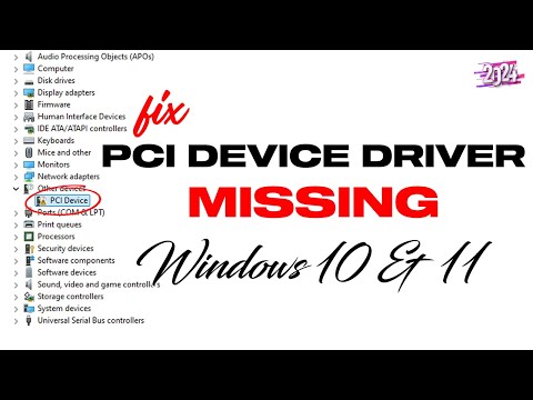 Fix PCI Device Driver Missing In Windows 10/ 11 || Fast & Easy!