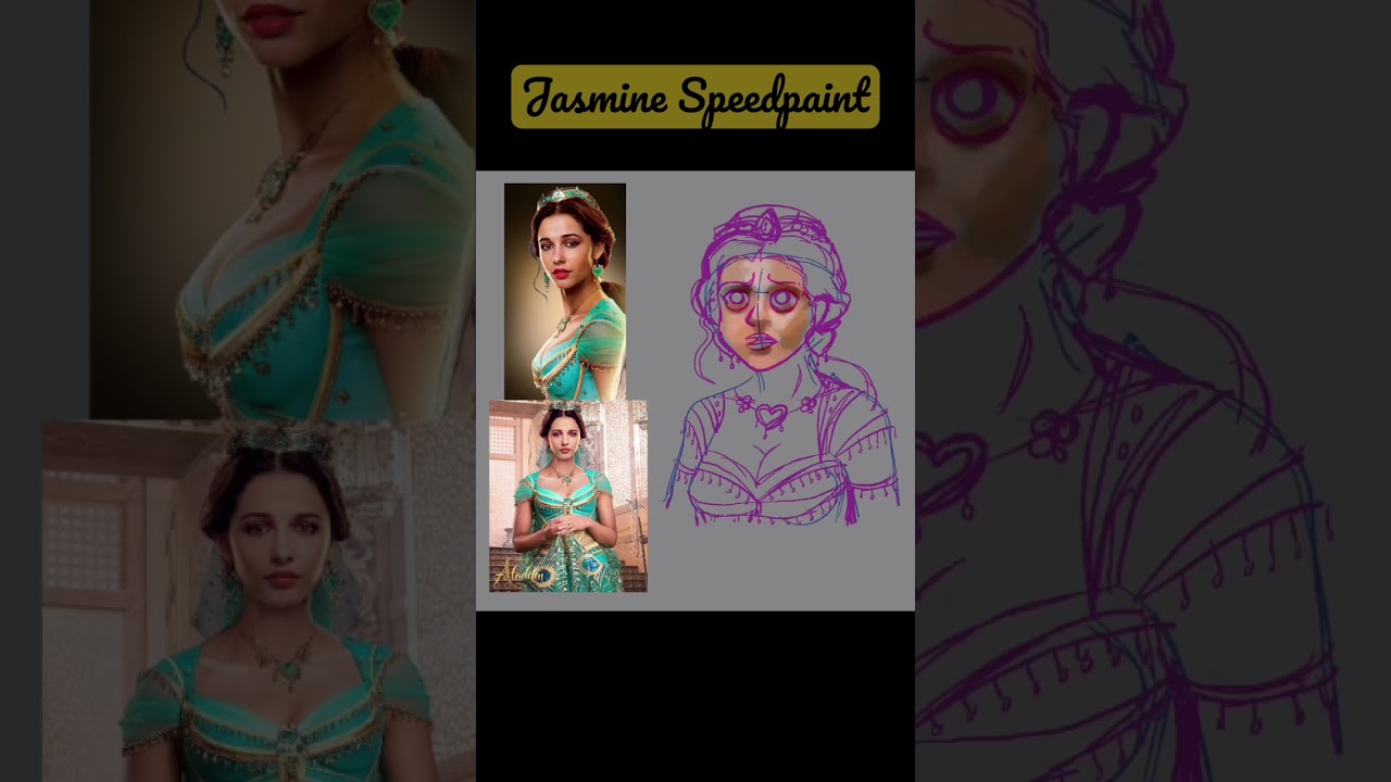 Jasmine Speedpaint || Disney’s Aladdin ||