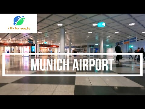 Munich Airport... From the Rental Car Return Station to the Departure area form Terminal 1