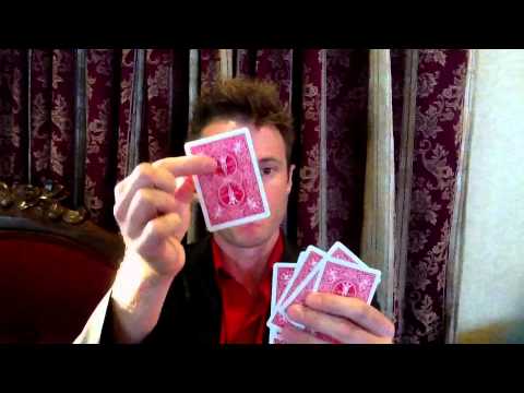 Christopher James Magic Minute #4 Do a card trick online!