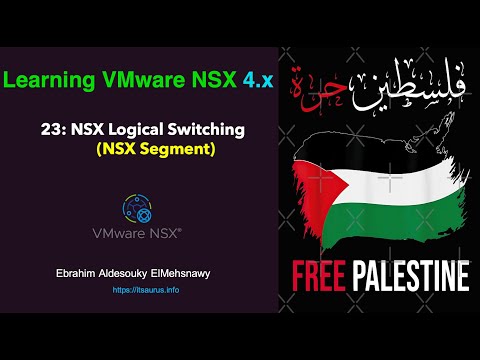 23 NSX Logical Switching (NSX Segment) – ITSaurus