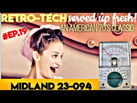 RETRO-TECH ○ MIDLAND POCKET Meter 23-094 Mini Review & Teardown! (1975/78)