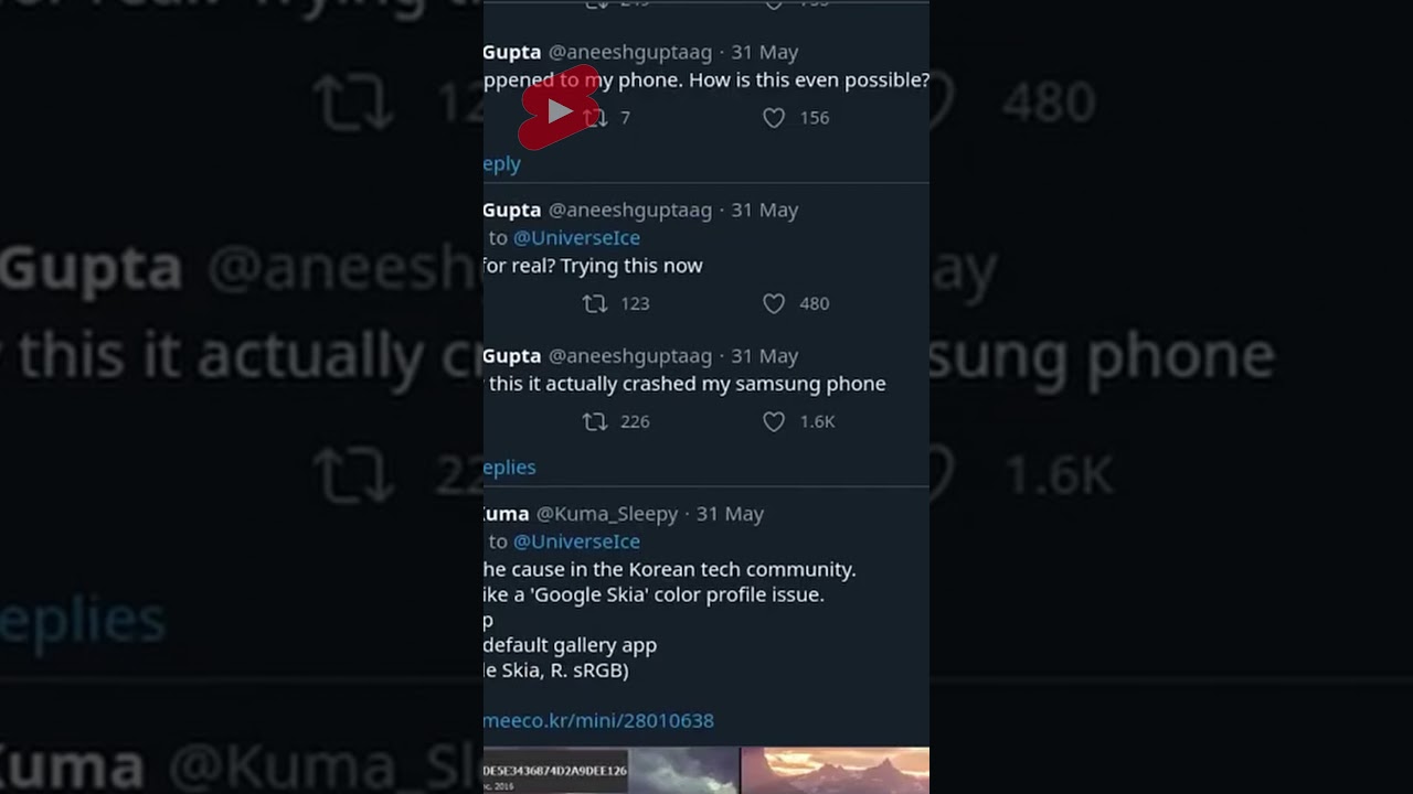 Weird Android Bug | Image that crashes android phone