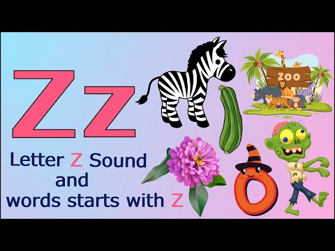 The Letter Z Phonics Song | Letter Z Sound | Words starts with letter Z | @CuddlesKidsTv